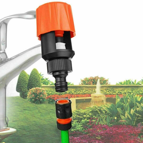 Universal Tap To Garden Hose Pipe Connector Mixer Kitchen Tap Adapter Orange | eBay UK