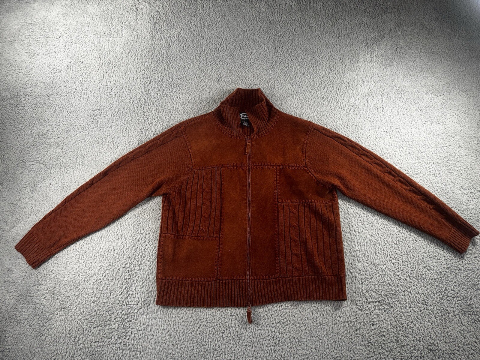 Designers Studio Originals Sweater Women Large Cable … - Gem