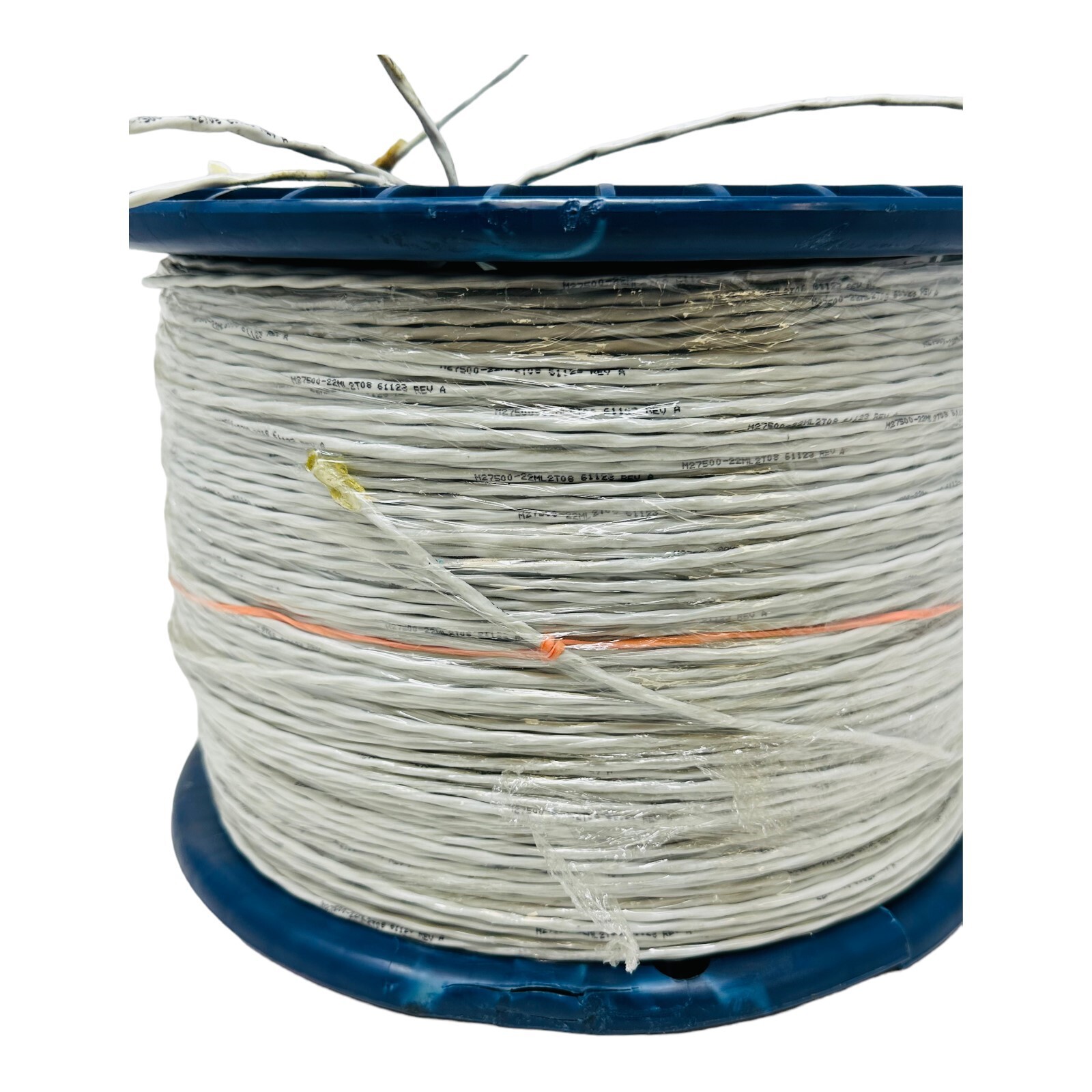 M27500-22MIL2T08 CABLE 2Cond, 20Awg WIRE SPOOL NEW/UNUSED SURPLUS 2 ...
