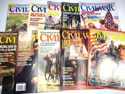 Lot of 10 Issues -- AMERICA'S CIVIL WAR Magazine -- 1990-2001 | eBay