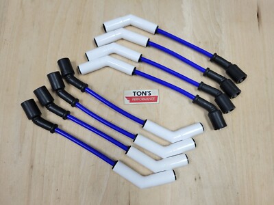 Ton's Ceramic LS Blue Spark Plug Wire Set 45 Corvette Camaro GM Sierra ...