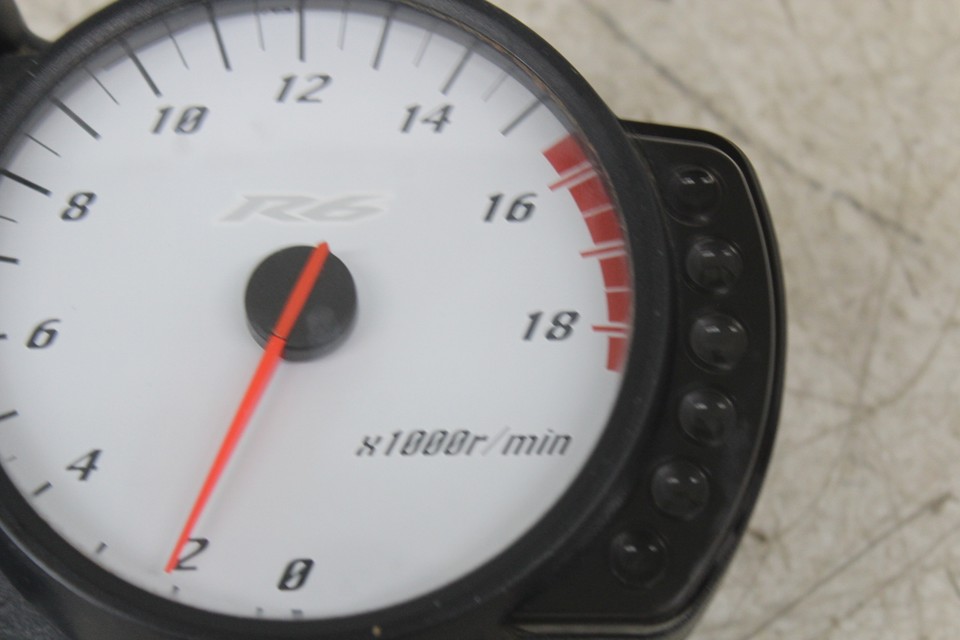 03-05 R6 06-09 R6S YAMAHA YZF R6 GAUGES DISPLAY CLUSTER SPEEDOMETER UNK ...