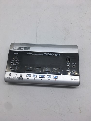 Boss Micro BR 4-track Digital Pocket Recorder MicroBR Multitrack | eBay