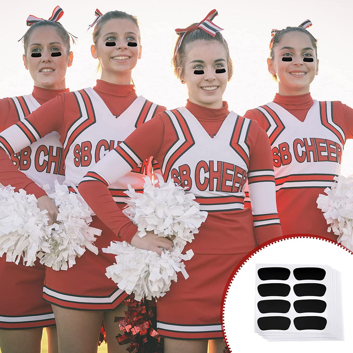 Cheerleading Eye Makeup Stickers | Saubhaya Makeup