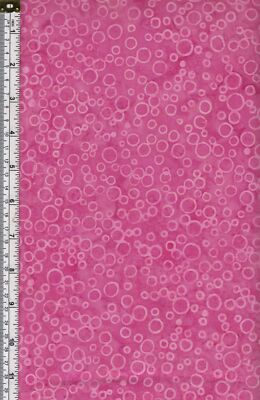 Batik Australia BA45-446 Bubbles Pink 110cm Wide Cotton Fabric | eBay ...