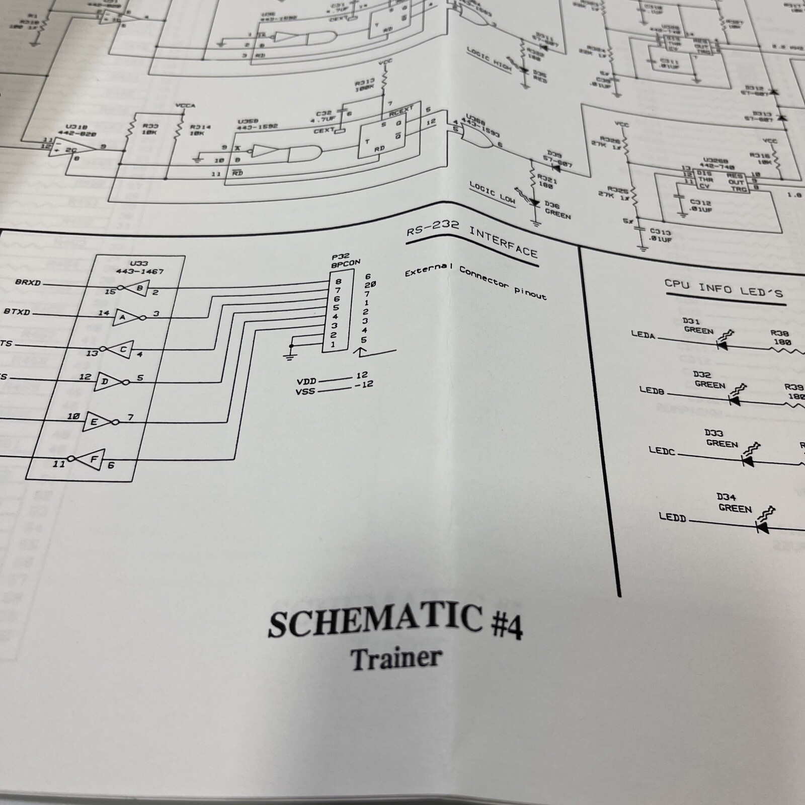 Vintage HEATHKIT Trainer Circuit Board Schematics (9) Part 595-4170-4 ...