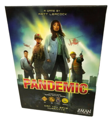 Pandemic Z-Man Games Board Game By Matt Leacock 2013 New Sealed ...
