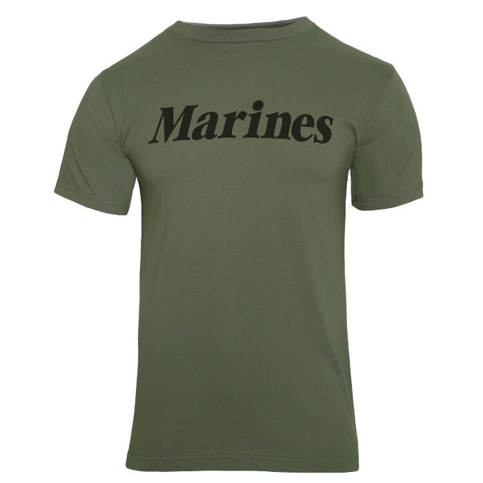 Marines OD Green T-shirt - USMC Shirt - Marine Corps Olive Drab ...