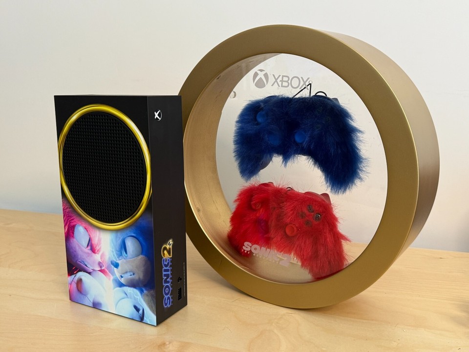 ULTRA RARE Sonic Xbox Series S Console + Furry Controllers | eBay