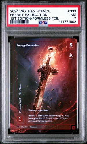 2024 WONDERS OF THE FIRST EXISTENCE 1ST ED-FORMLESS FOIL ENERGY ...