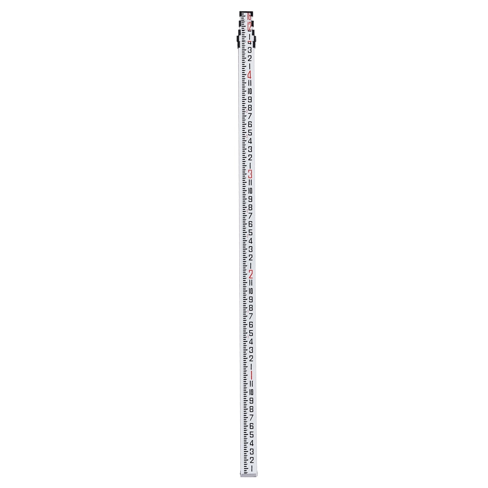 HOT-Aluminum Grade Rod,16-Feet/8ths 4 Sections Telescopic Measuring Rod ...