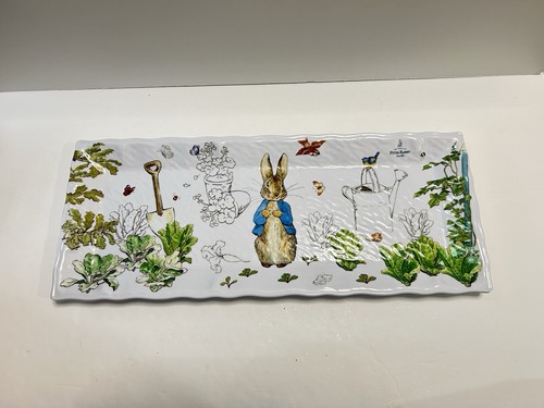 BEATRIX POTTER Melamine Peter Rabbit Spring Large Serving Platter (19 ...