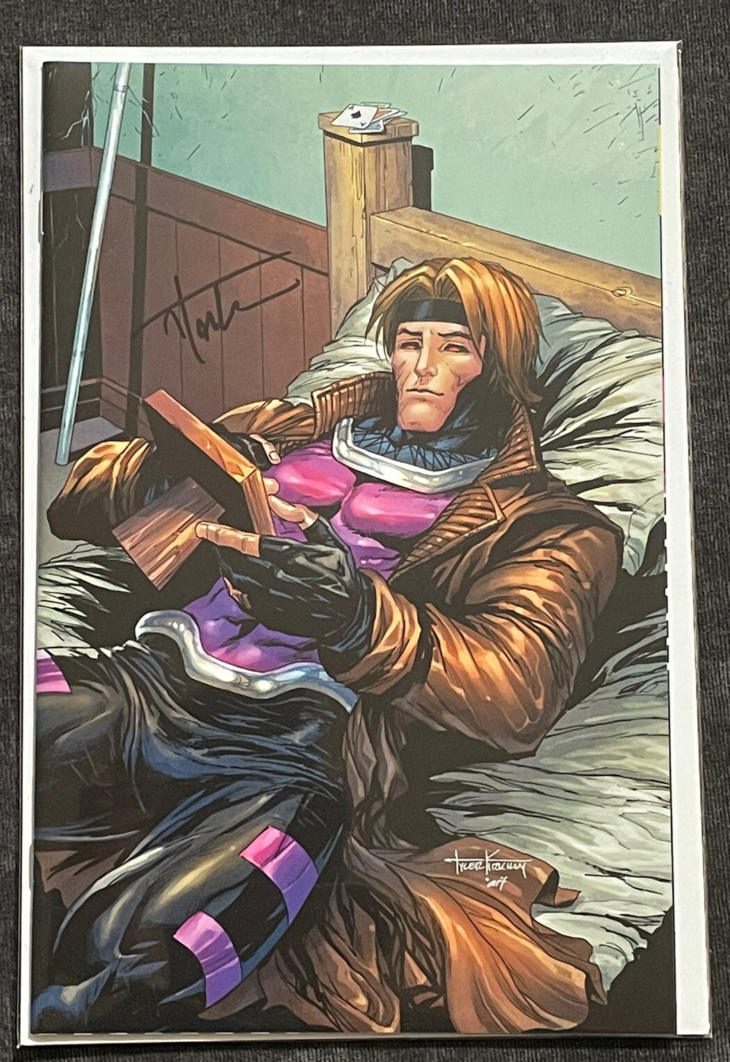 X-Men '97 #1 TYLER KIRKHAM Exclusive Gambit Meme Virgin Variant SIGNED ...