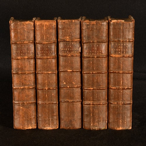1739 5vol Essais de Michel Seigneur de Montaigne Pierre Coste Scarce Leather ... | eBay