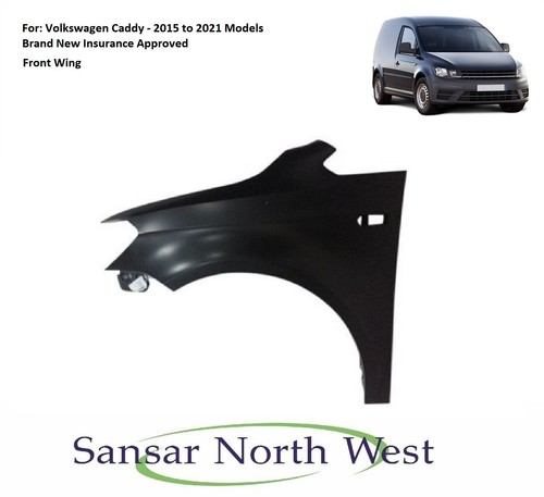 For Volkswagen Caddy - Passenger Side Front Wing N/S LEFT 2015 to 2021 ...