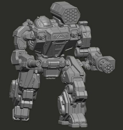 Blowout Dark Age Warrior - Alternate Battletech Mechwarrior Miniatures ...