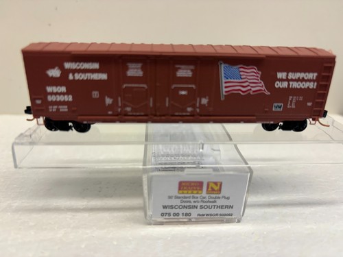 N Scale Micro Trains MTL 075 00 180 Wisonsin & Southern WSOR 503052 Box ...