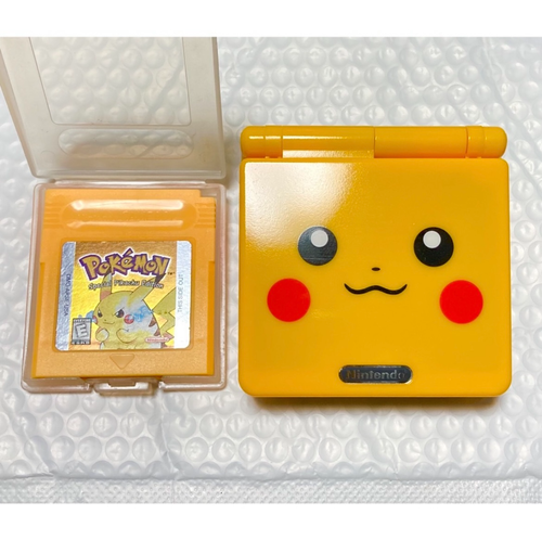 Nintendo GameBoy Advance SP Handheld Console Pokemon Center Pikachu ...