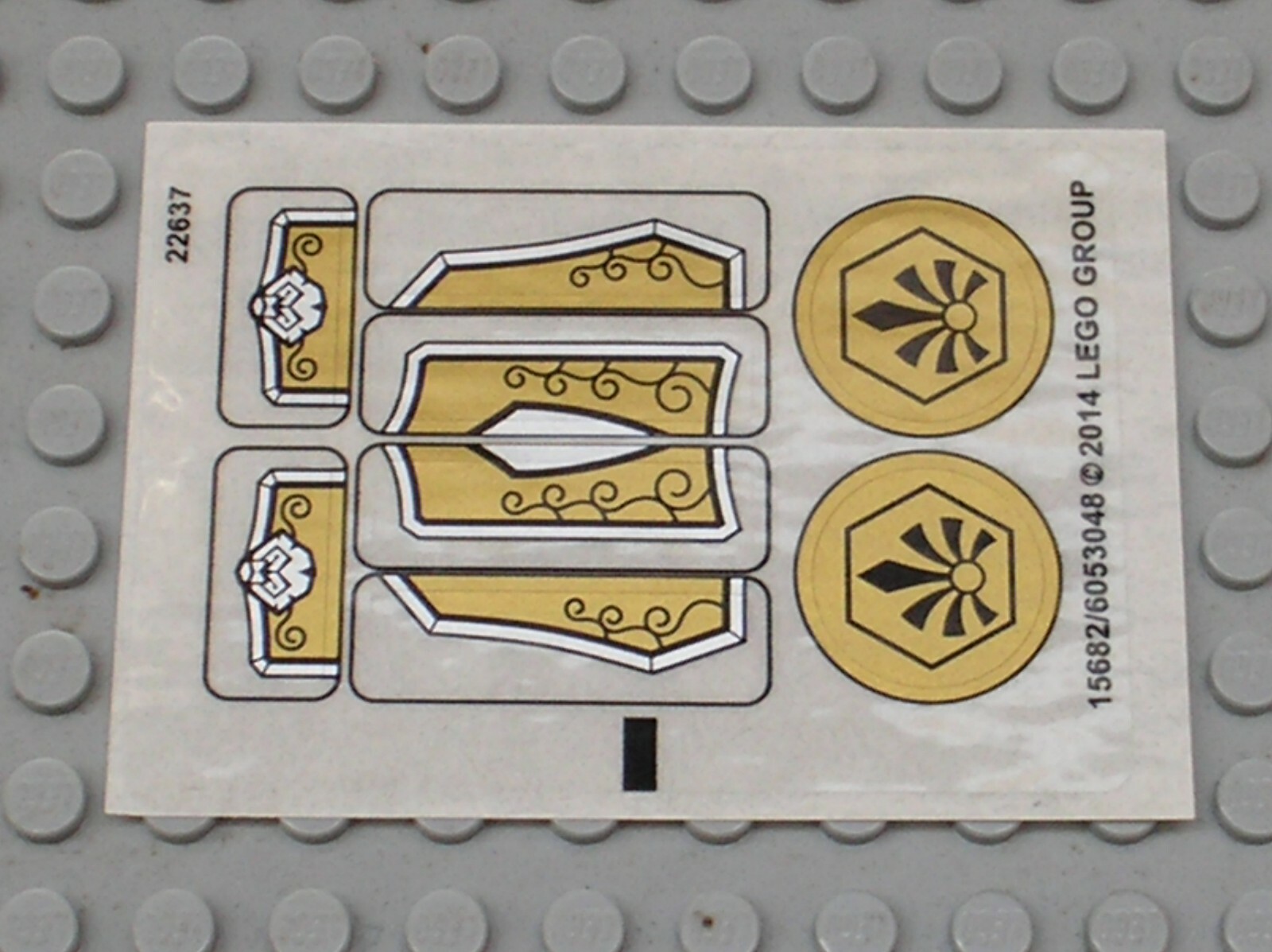 Autocollant LEGO sticker ref 15682 - 6053048 - 70123stk01 / Set 70123 ...