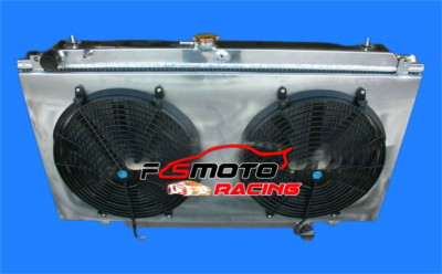 3ROW Radiator+Shroud+Fan For Nissan Patrol Y61 GU 4.5 TB45E 6Cyl Petrol ...