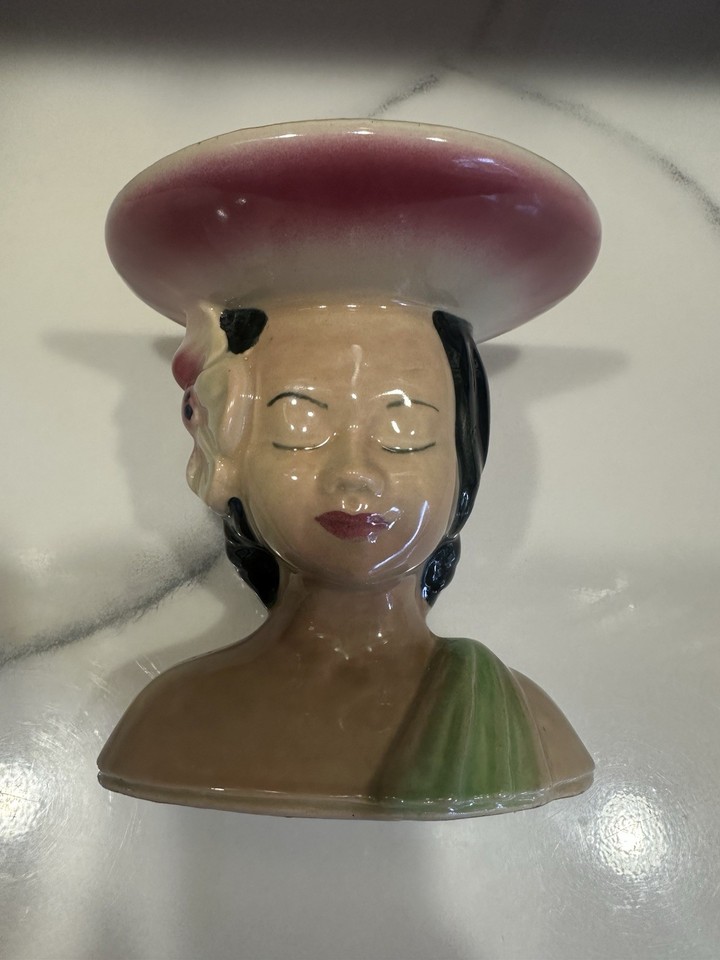 Vintage Shawnee Vase Beautiful Hawaiian Polynesian Women #896 USA ...