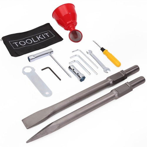 XtremepowerUS 38cc Gas EPA Demolition Jack Hammer Point & Chisel Bits ...