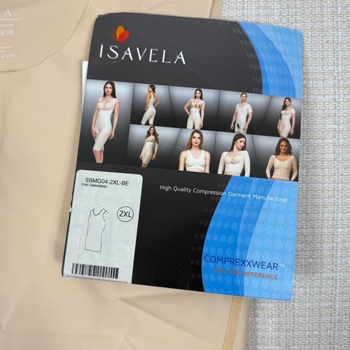 Isavela 2XL Compression Sleeveless Comprexxwear Tank No Zipper SBMG04 ...