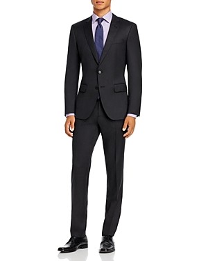 Hugo Boss Mens Slim fit 2 Piece Suit 44 R / 38 Waist Charcoal Grey ...