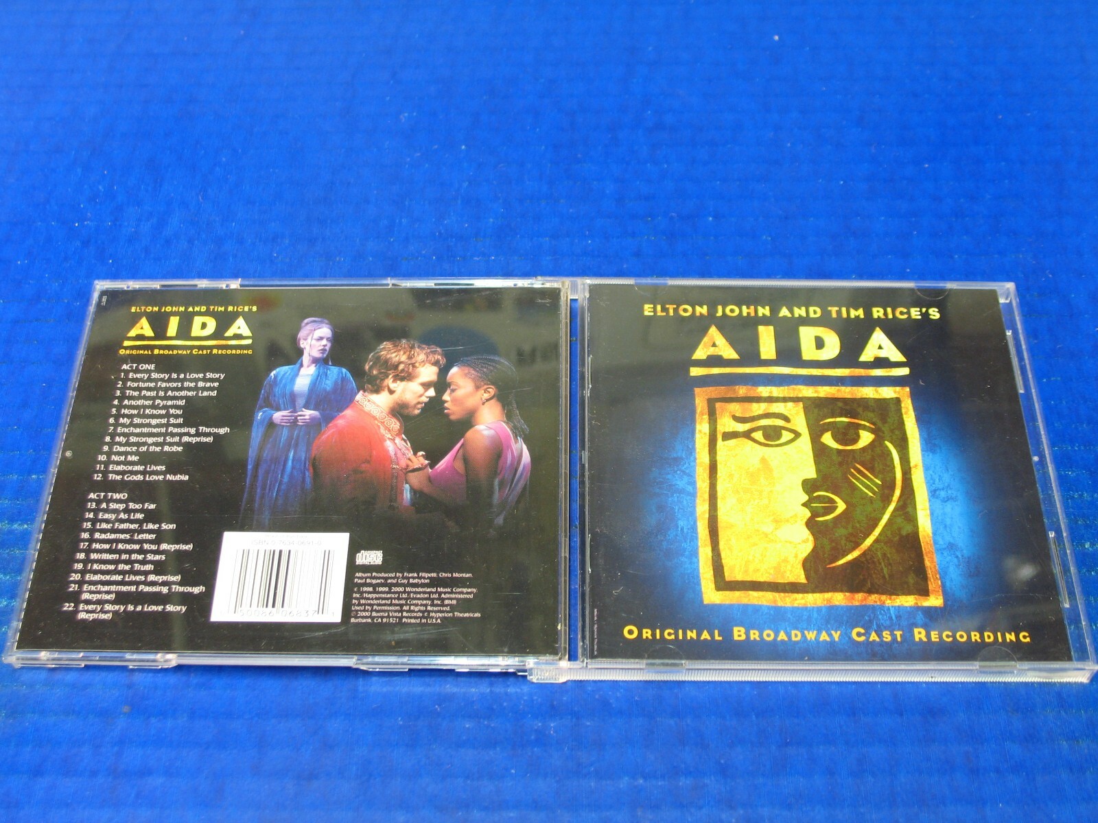 Elton John and Tim Rice's AIDA Original Broadway Cast Recording - CD w ...