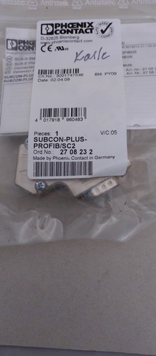 (1 PIECE) NEW PHOENIX CONTACT D-SUB BUS CONNECTOR PROFIBUS SYSTEM ...