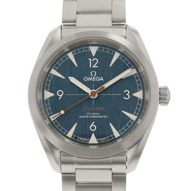 OMEGA Seamaster Railmaster Blue Men's Watch - 220.10.40.20.03.001 for ...
