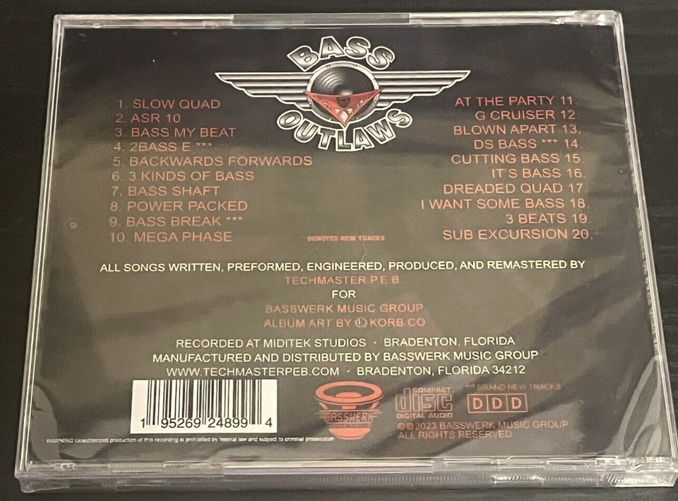 New - The Best Of Bass Outlaws - Remastered By Techmaster P.E.B ...