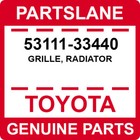 53111-33440 Toyota OEM Genuine GRILLE, RADIATOR | eBay