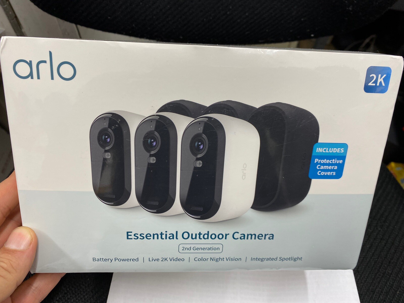 NEW Arlo Essential 2K Security Cameras - 3 Pack (2nd Generation) NEW ...