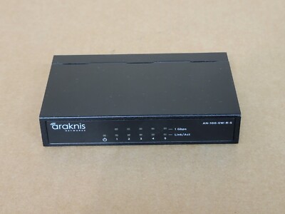 GSS Araknis Networks 5 Port Unmanaged Gigabit Switch AN-100-SW-R-5 EUC ...