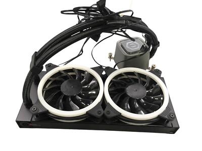 CyberPower AIO Liquid Cooler 2 RGB Fans 240MM Intel Cooler LGA1700 | eBay