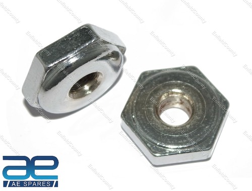 For Royal Enfield Bullet Foundation Rear Suspension Axle Nut Chrome ...