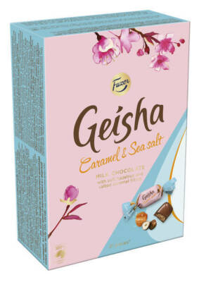 FAZER GEISHA Caramel & Sea Salt Milk Chocolate Candy Box 150g | eBay