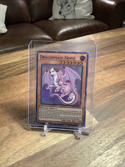 Yu-Gi-Oh! TCG Dragonmaid Ernus Mystic Fighters MYFI-EN015 1st Edition ...