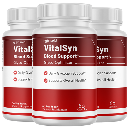 3 pack Vitalsyn Blood Balance Advanced Support Glycogen Supplement | eBay