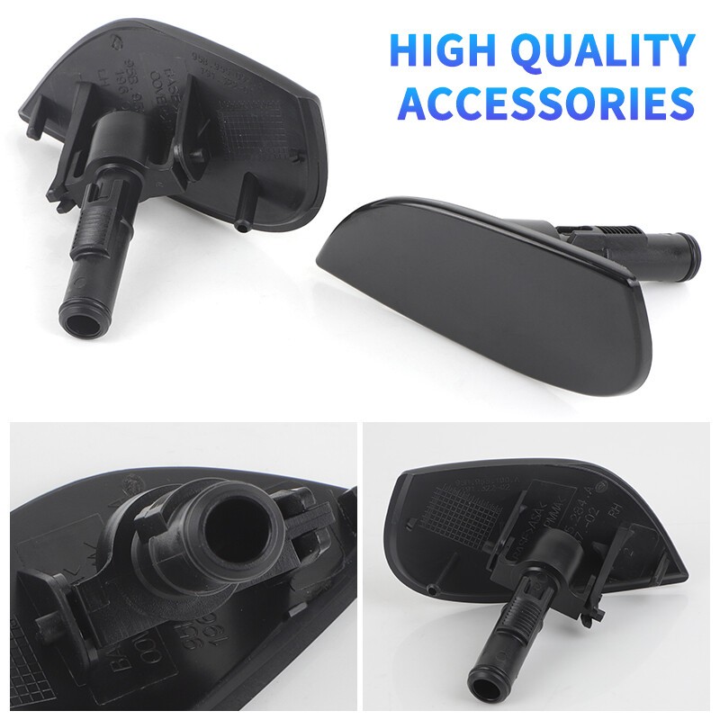 Headlight Washer Nozzle With Cover Set 95B955099A & 95B955100A For ...
