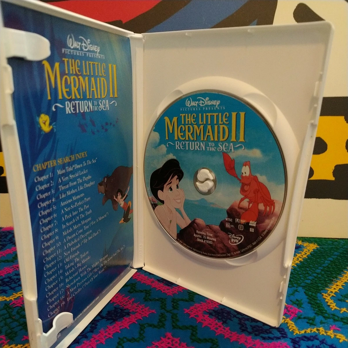 The Little Mermaid 2 Return To The Sea Dvd Menu