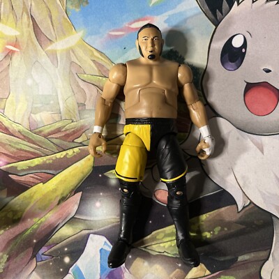 WWE AEW Mattel Elite Series GameStop Exclusive Yellow Samoa Joe Action ...