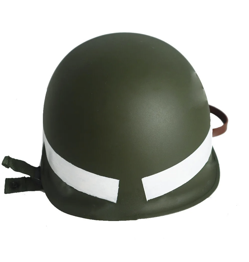 WWII US Military Policeman Helmets M1 MP, Double Layer Steel Helmet ...