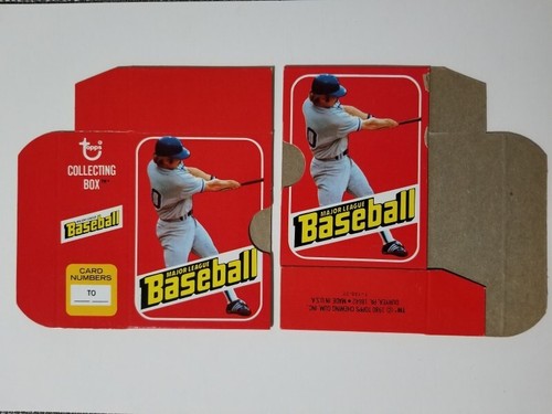 1980 TOPPS BASEBALL COLLECTING BOXES LOT OF 5 MINT NEVER USED + MAILING ...