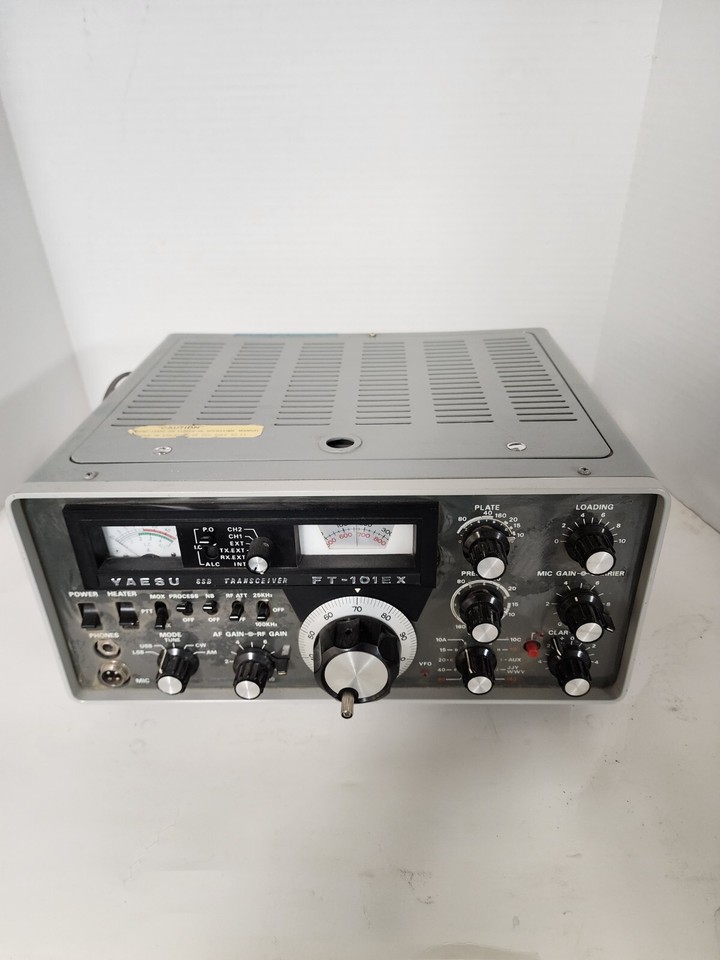 Yaesu FT-101EX HF Transceiver - Black Front - Working as it should B2 ...