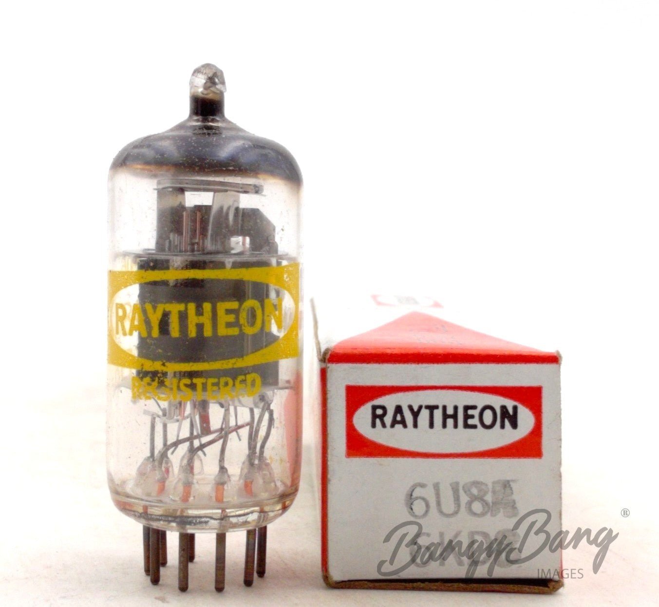 Raytheon 6U8A/6KD8 Triode Pentode VHF Radio/Television Mixer Oscillator ...