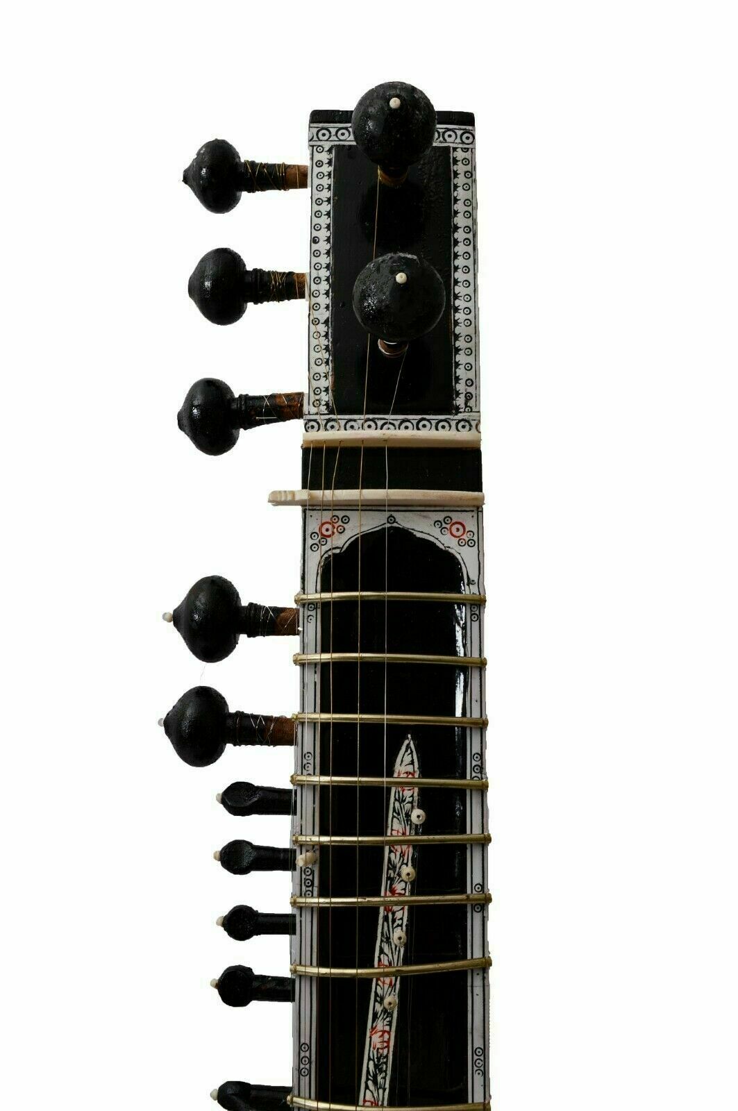 Main Hand Made Sitar Best Design Bag 7 Strings and 11 or 9 Sympathetic ...