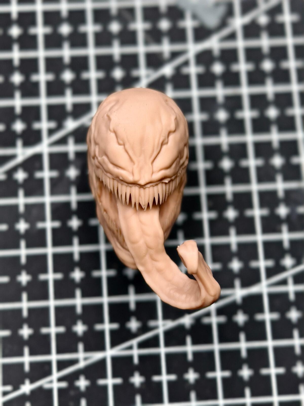 1/6 1/12 1/18 Venom Head Sculpt Carved For Male Action Figure Body Toys ...