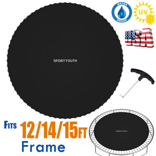 Trampoline Replacement Mat 72 88 96 Rings Fit 12' 14' 15' Frame with ...